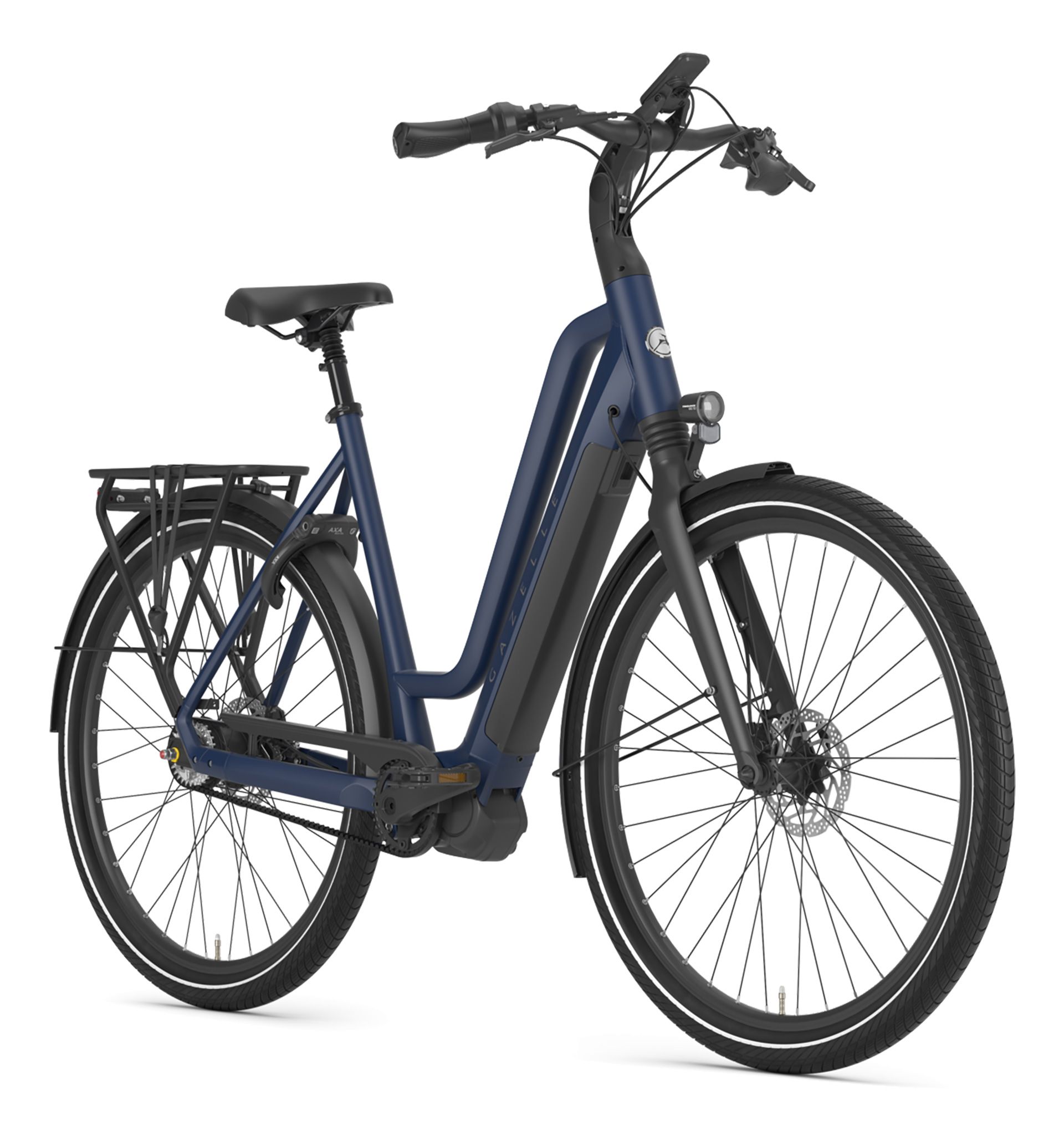 Gazelle Chamonix C5 HMS Shimano Steps 630Wh Elektro Fahrrad 2021 Midnight Blue Matt | 28" Wave M ...
