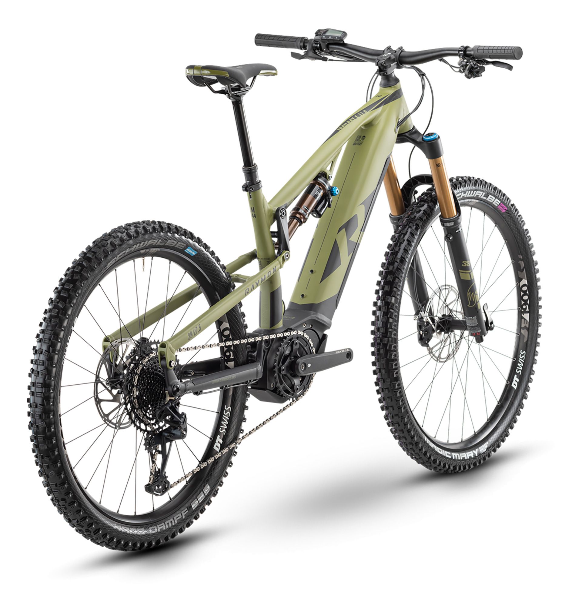 R Raymon TrailRay E 11.0 Yamaha Elektro Mountain Bike 2021 Armor/Black ...